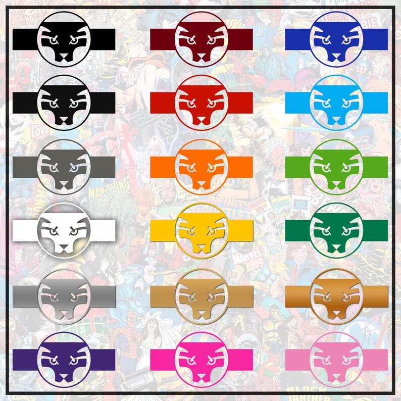 Wakanda Flag Black Panther Decal 18 Colors & Multiple Sizes | Etsy