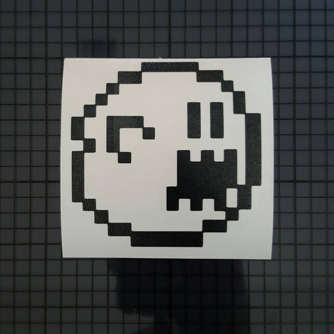 Nintendo Decal Super Mario Brothers 8 Bit Ghost Design - Etsy