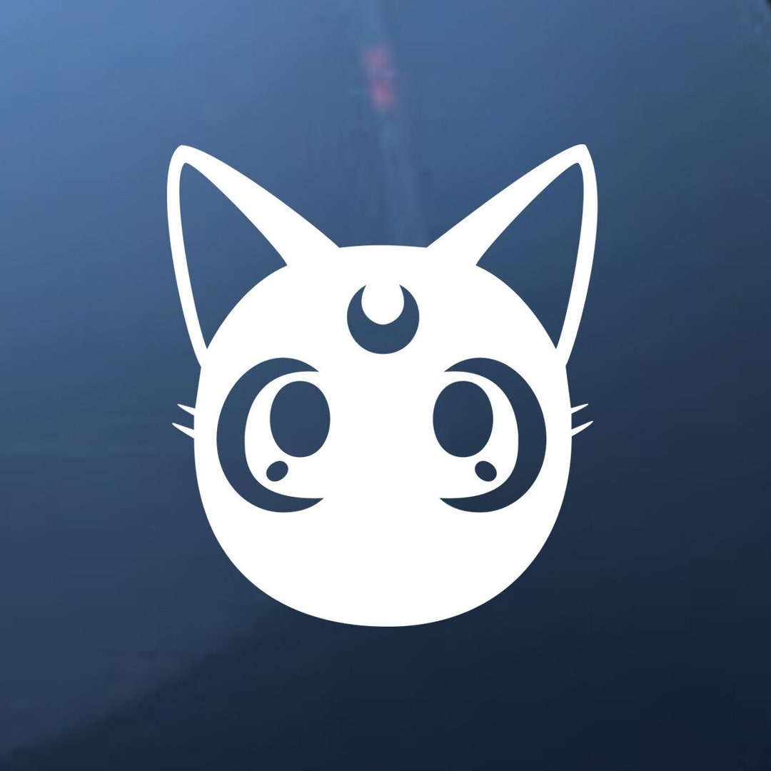 Sailor Moon Luna Decal | Sticker - Etsy