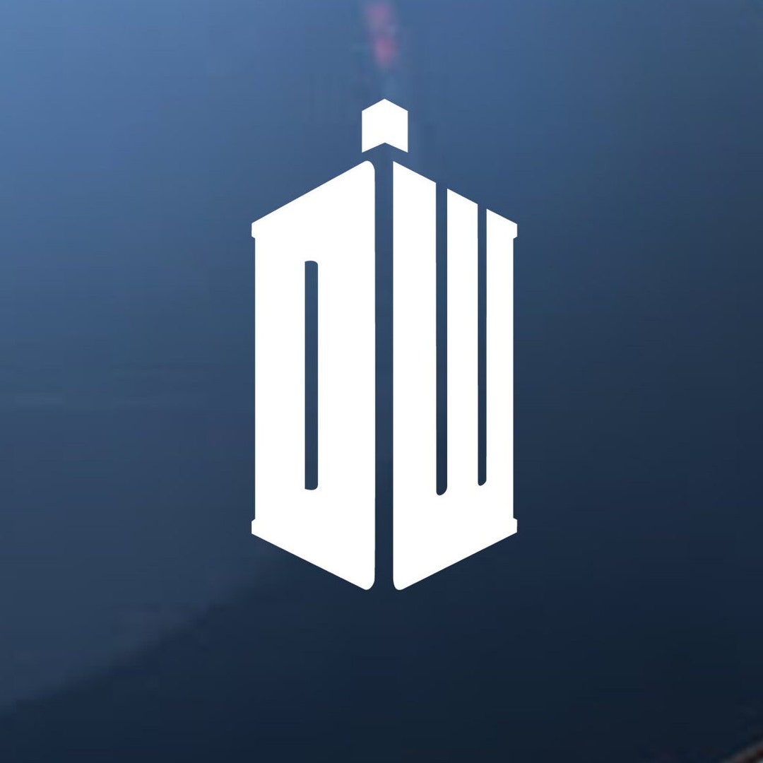 Doctor Who Tardis Logo Decal | Sticker - Etsy