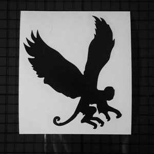 Wizard of Oz Flying Monkey Decal | Sticker - Etsy