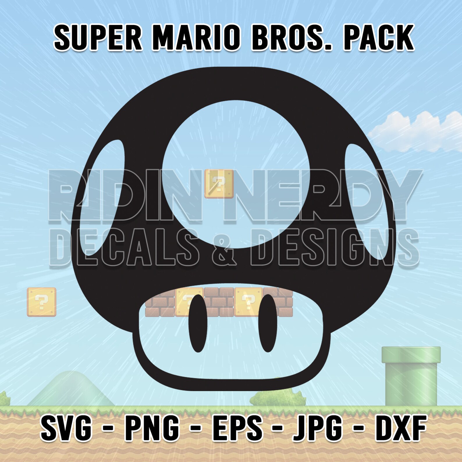 Super Mario Bros. Icons Digital Download Pack - Etsy
