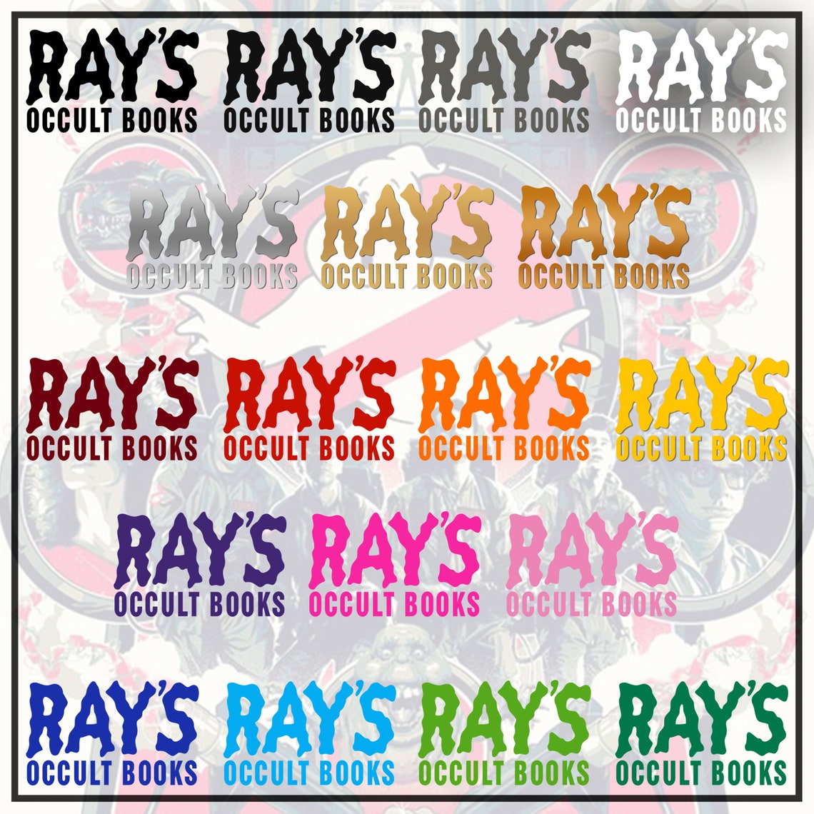 Ghostbusters Ray's Occult Books Decal Sticker - Etsy