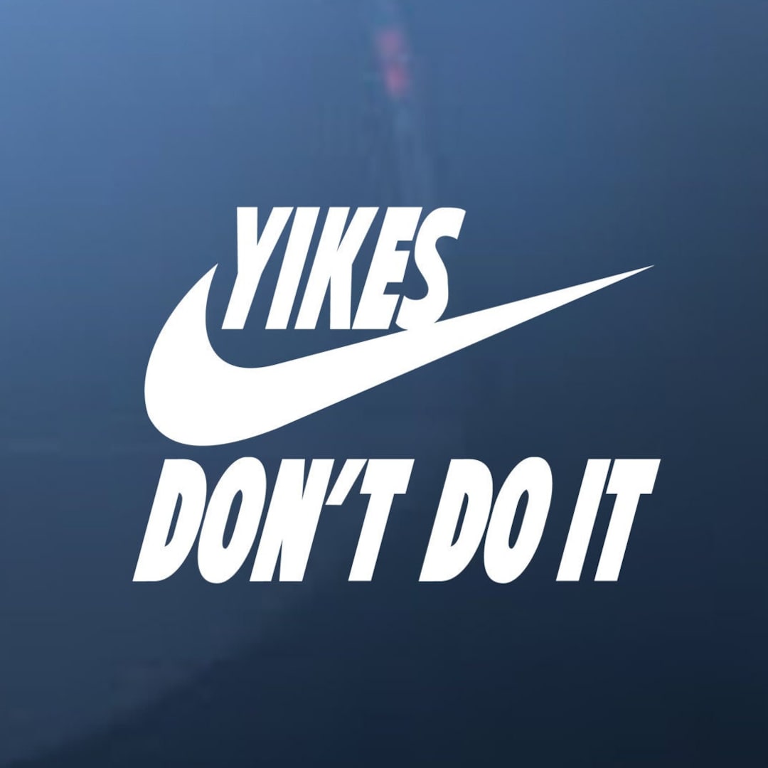 Yikes! Don't Do It Decal | Sticker - Etsy