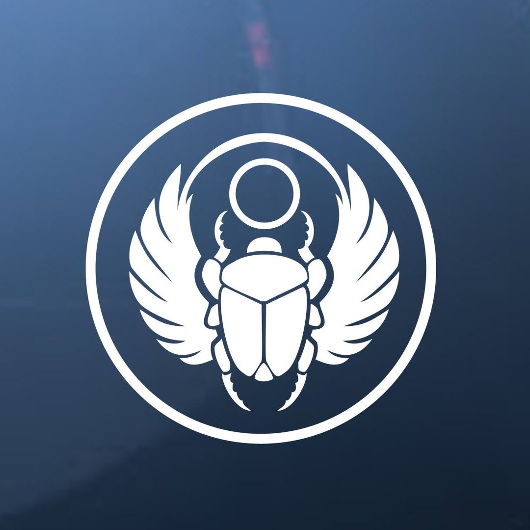 Egyptian Scarab Beetle Decal | Sticker - Etsy