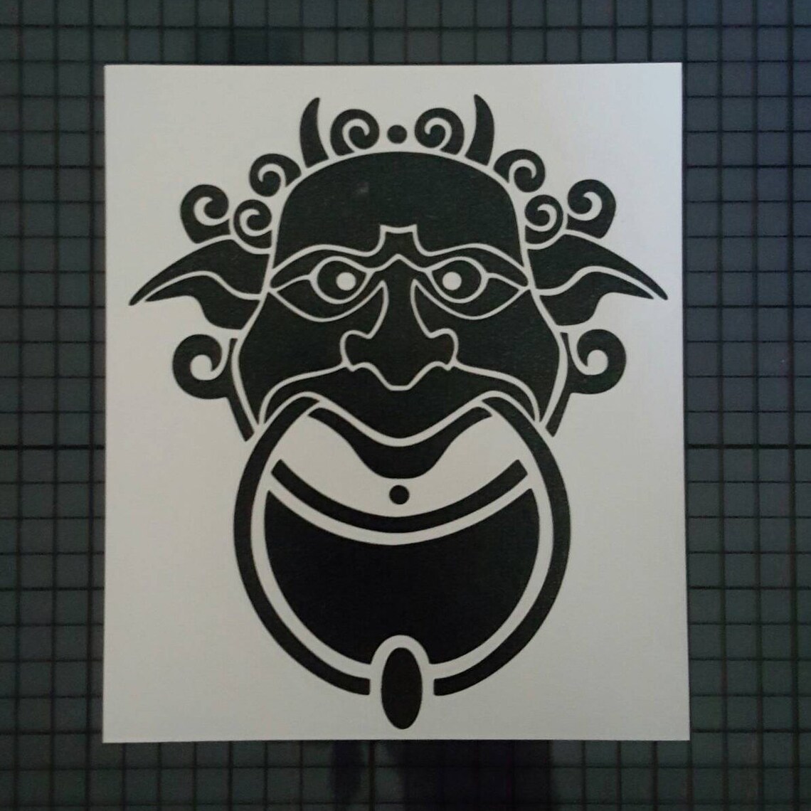 The Labyrinth Door Knocker Decal Sticker | Etsy