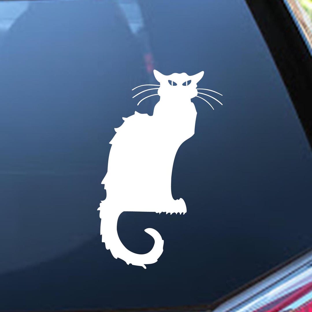 Chat Noir Decal - 18 Colors & Multiple Sizes - Etsy