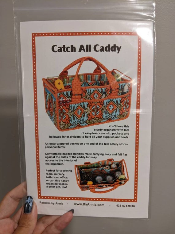 Catch All Caddy Bag Sewing Pattern - Etsy