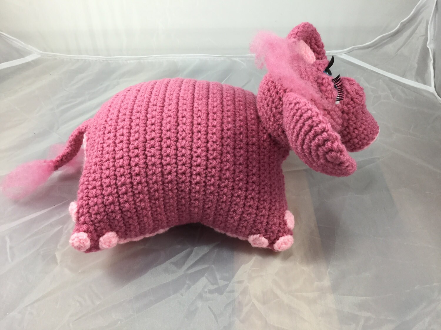 Crochet Elephant Pillow Pal Crochet Pattern - Convertible Pillow and ...