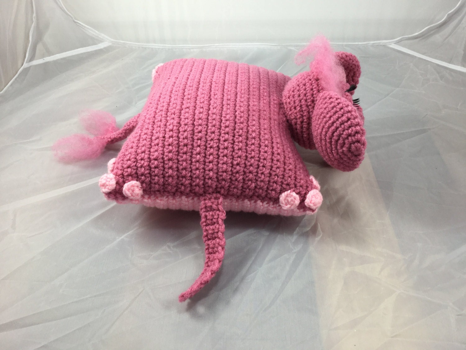 Crochet Elephant Pillow Pal Crochet Pattern - Convertible Pillow and ...