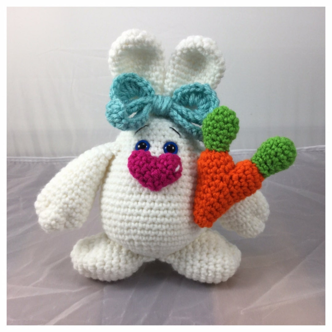 Cute Little Bunny Crochet Pattern - Rabbit Tutorial - Instant Download ...