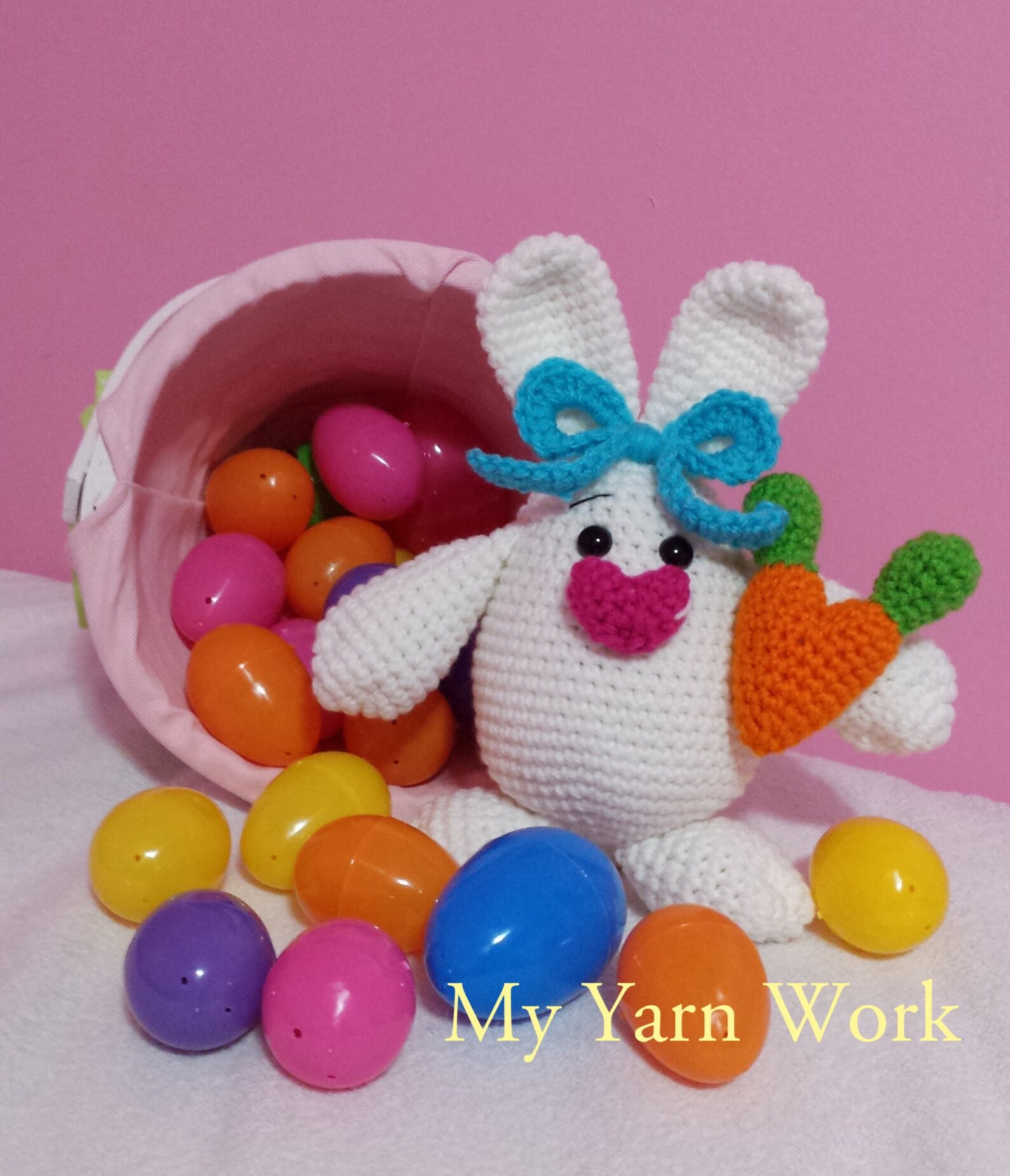 Cute Little Bunny Crochet Pattern - Rabbit Tutorial - Instant Download ...