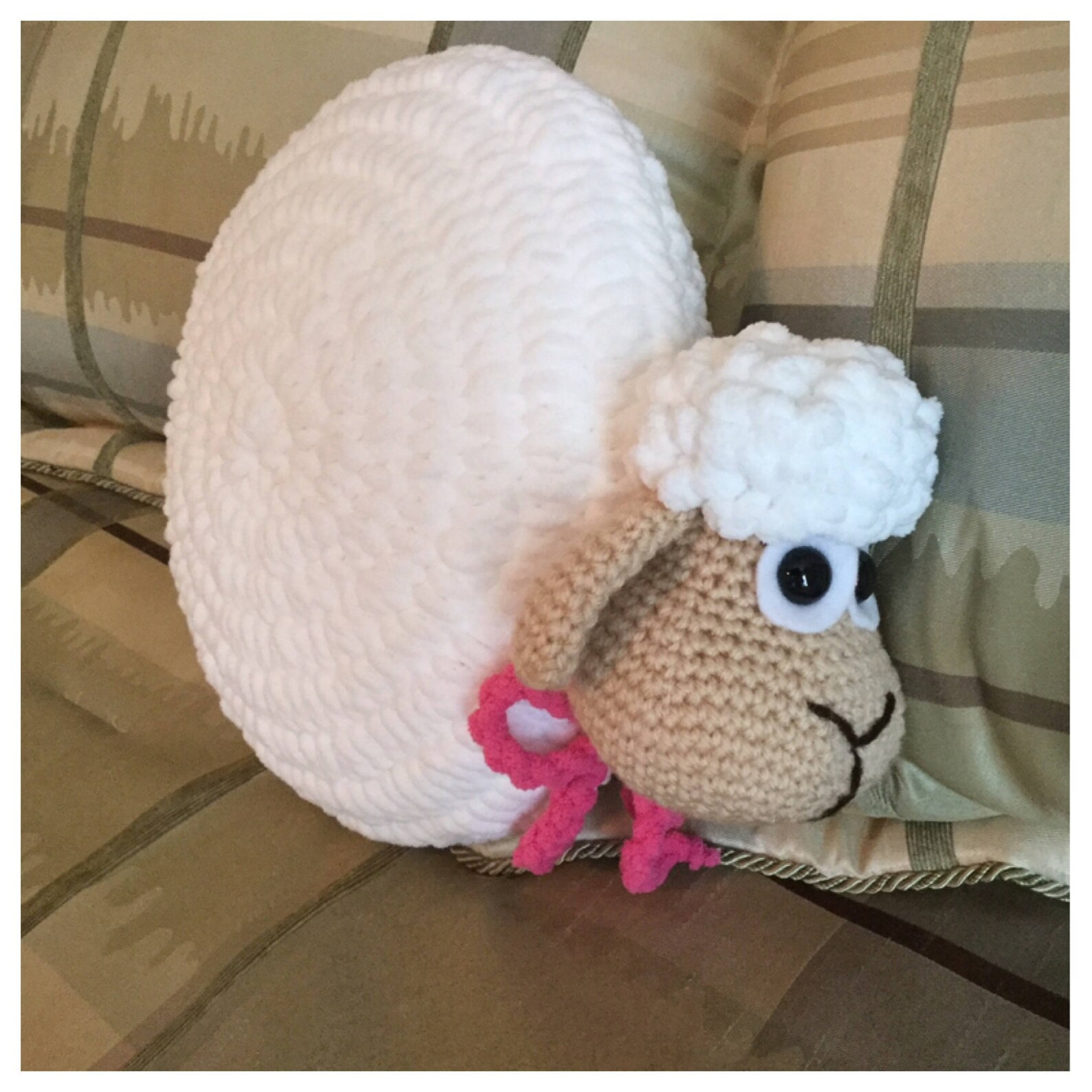 Sheep Crochet - Pillow Pattern - Crochet Cushion Diy Tutorial - Home ...