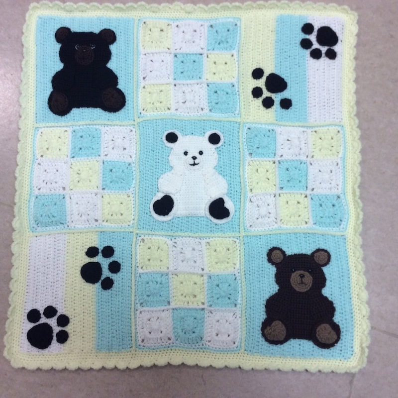 Teddy Bear Blanket - Etsy