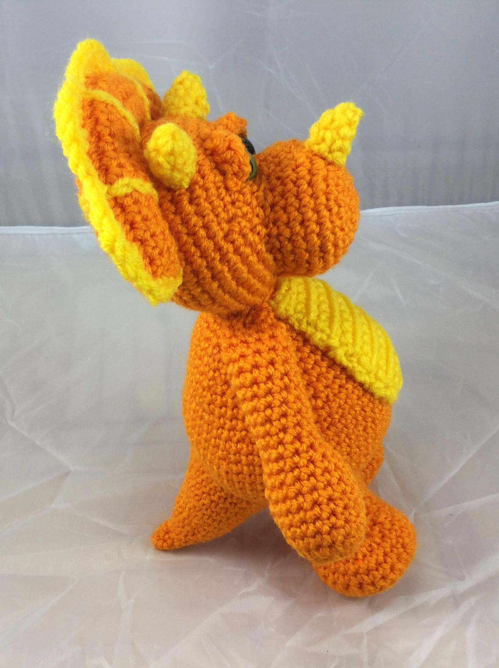 Crochet Pattern Triceratops - Stuffed Animal Tutorial - Amigurumi ...