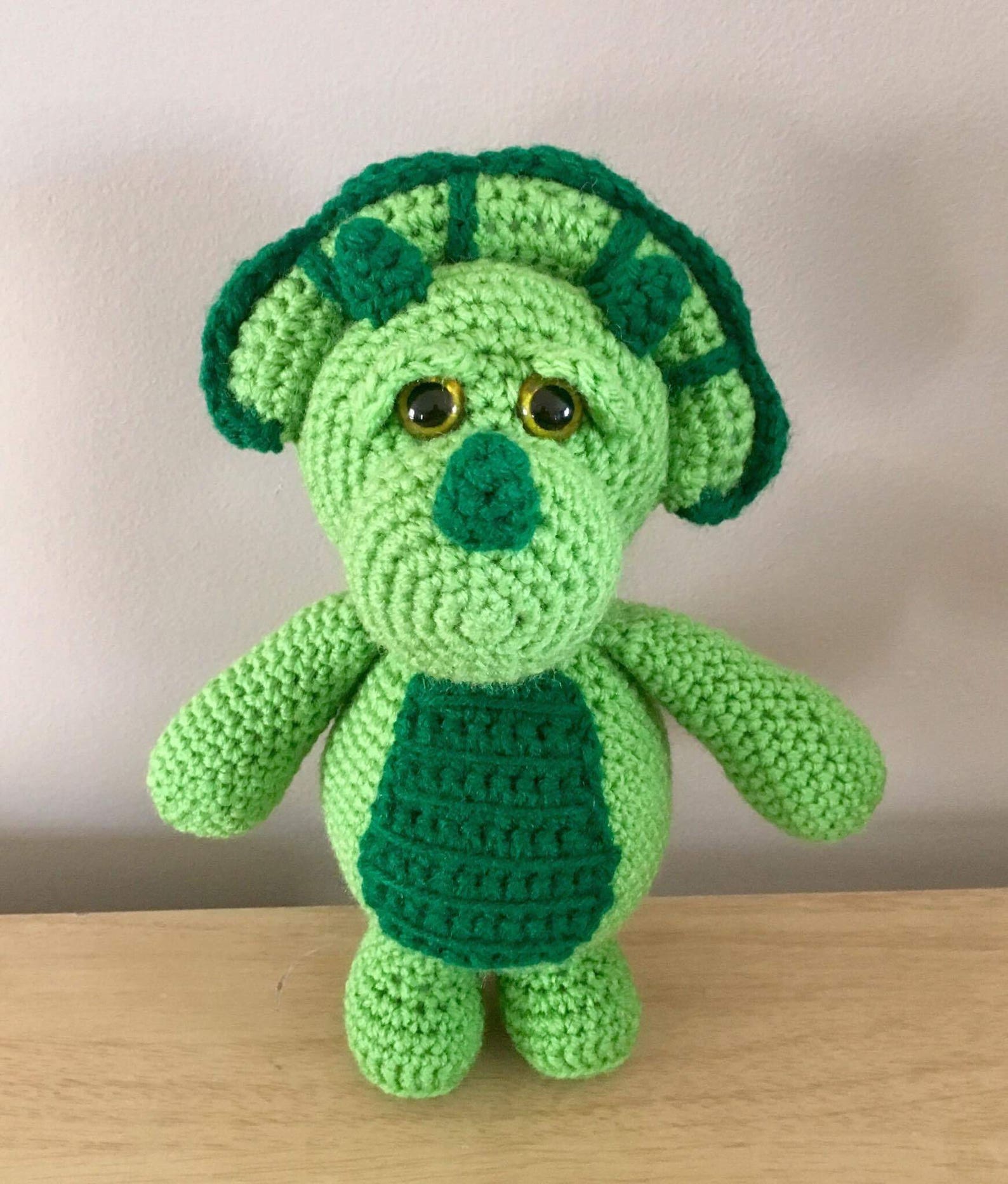 Crochet Pattern Triceratops - Stuffed Animal Tutorial - Amigurumi ...