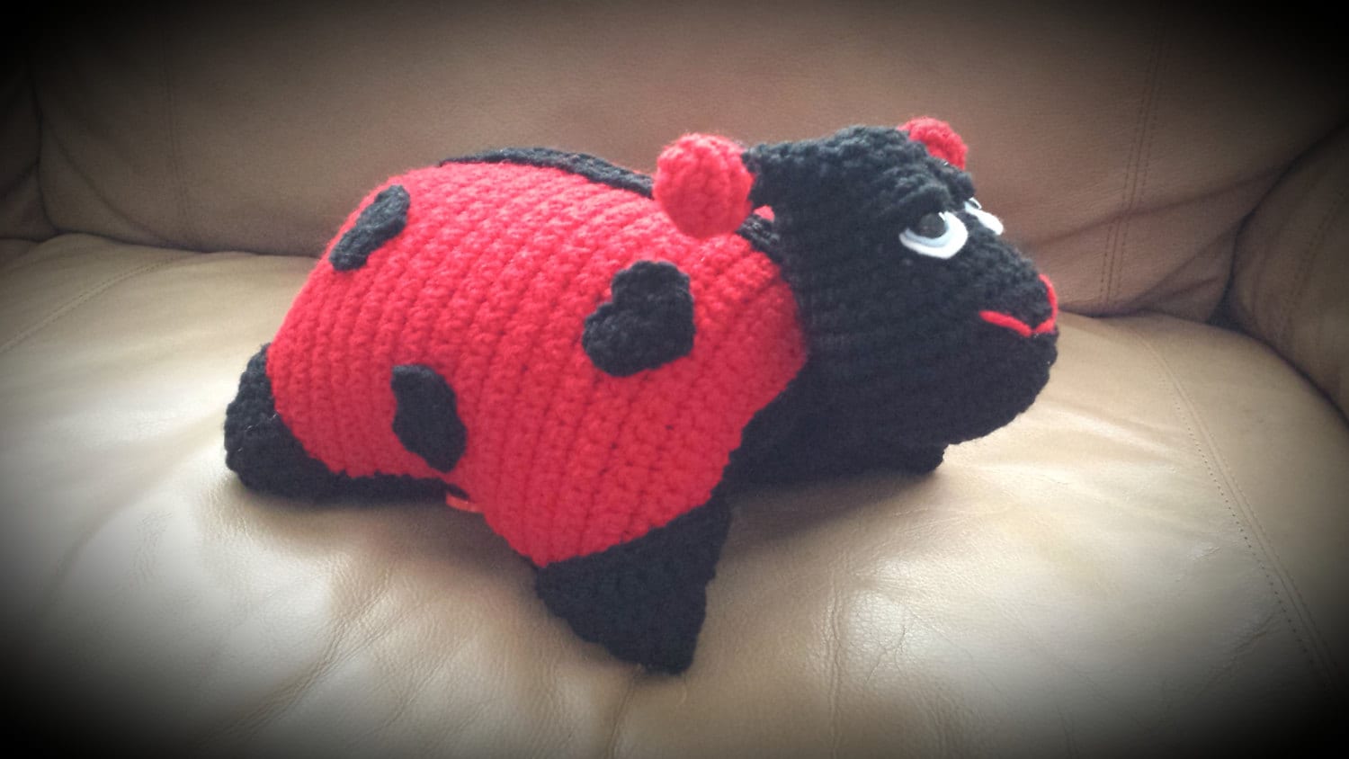 Ladybug Pillow Pal crochet tutorial Ladybug toy Childs | Etsy