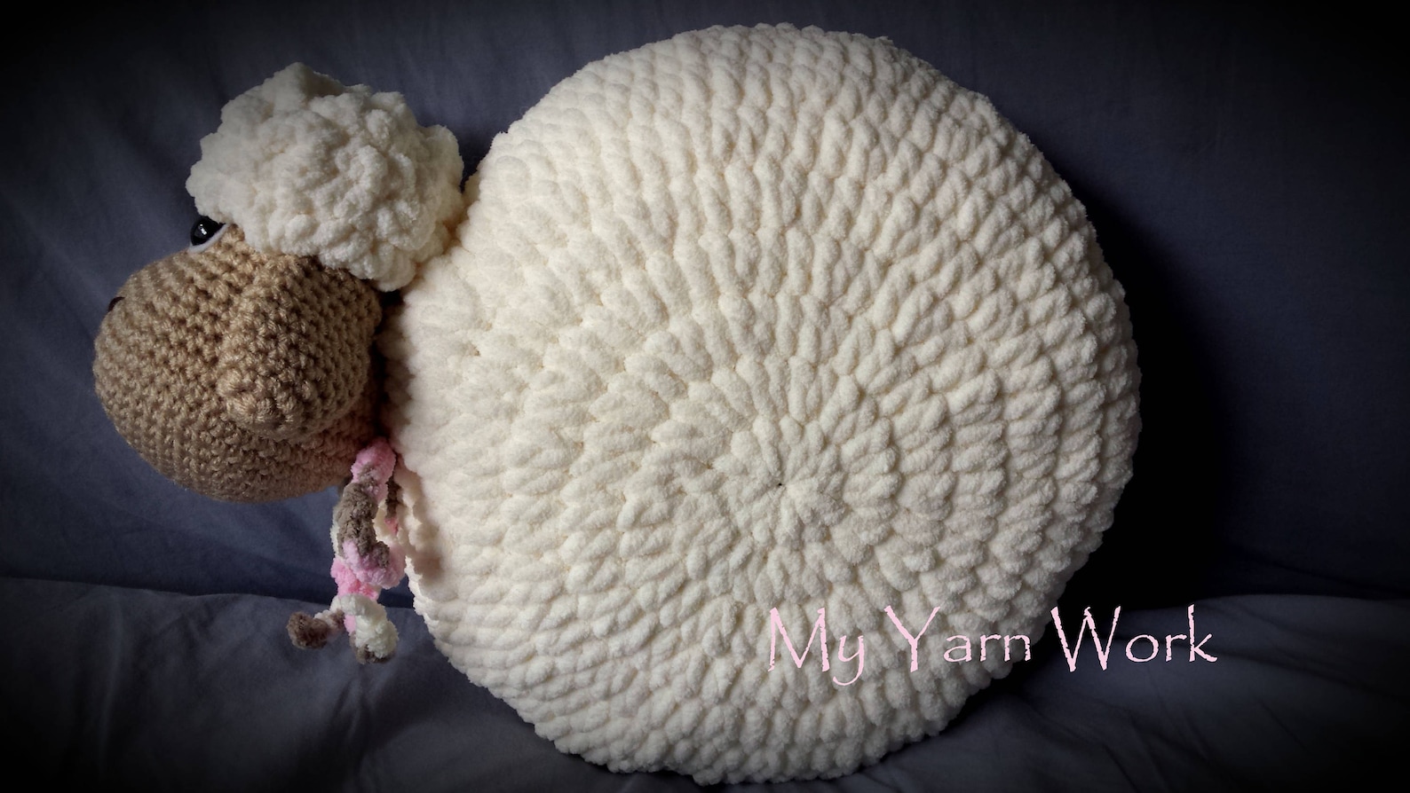 Sheep Crochet Pillow Pattern Crochet Cushion Diy Tutorial | Etsy