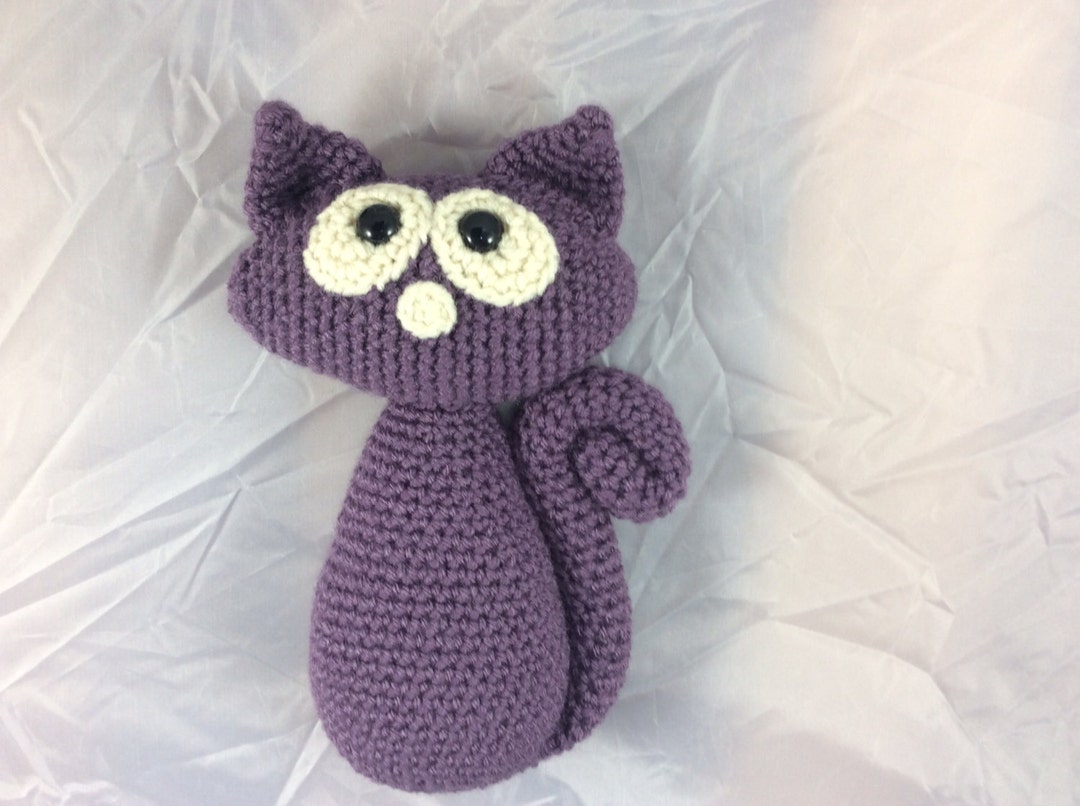 Crochet Kitty Cat Tutorial With Photos - Cat Pattern - Amigurumi Kitten ...