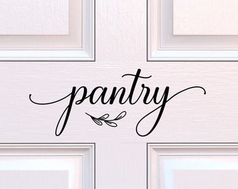 Pantry Wall Decal | Etsy