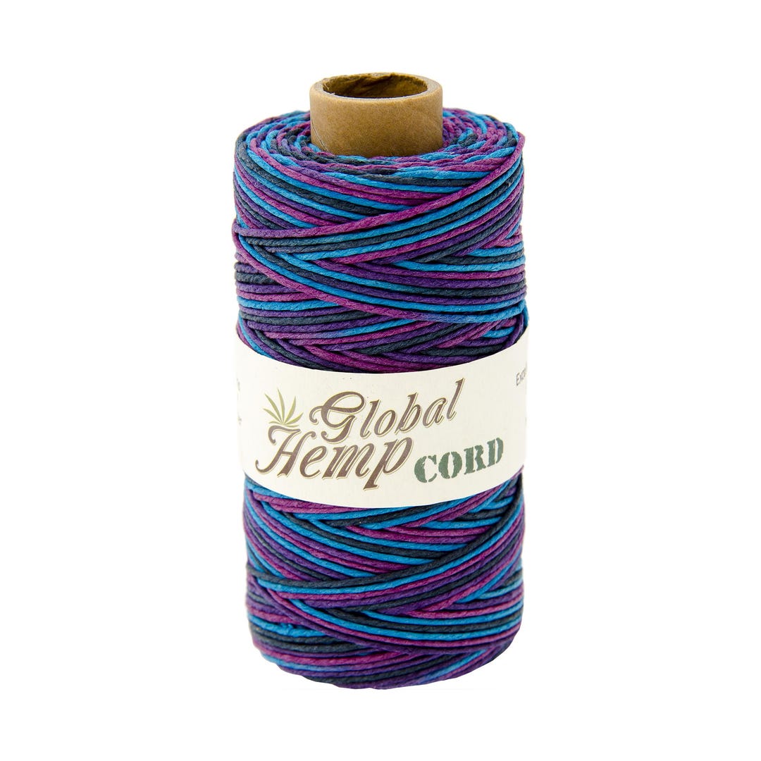 Global Hemp Nightclub Variegated Polished Hemp Cord - 1 Mm - 410 Feet ...