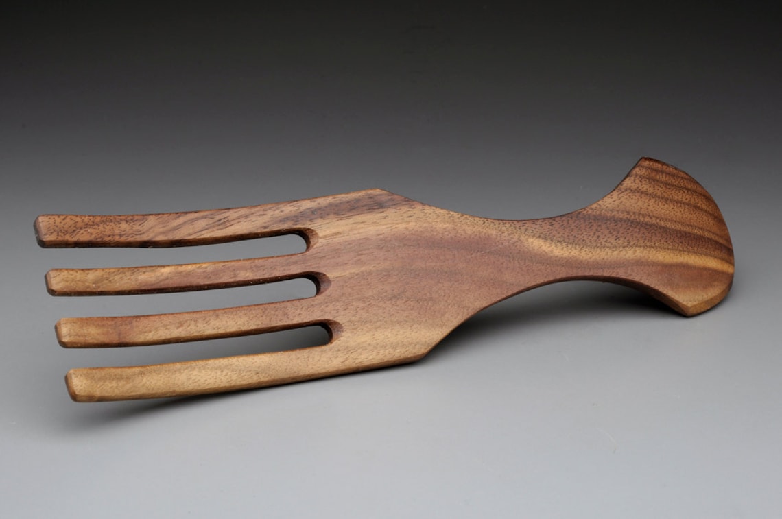 Salad Forks, Handcrafted Hardwood - Etsy