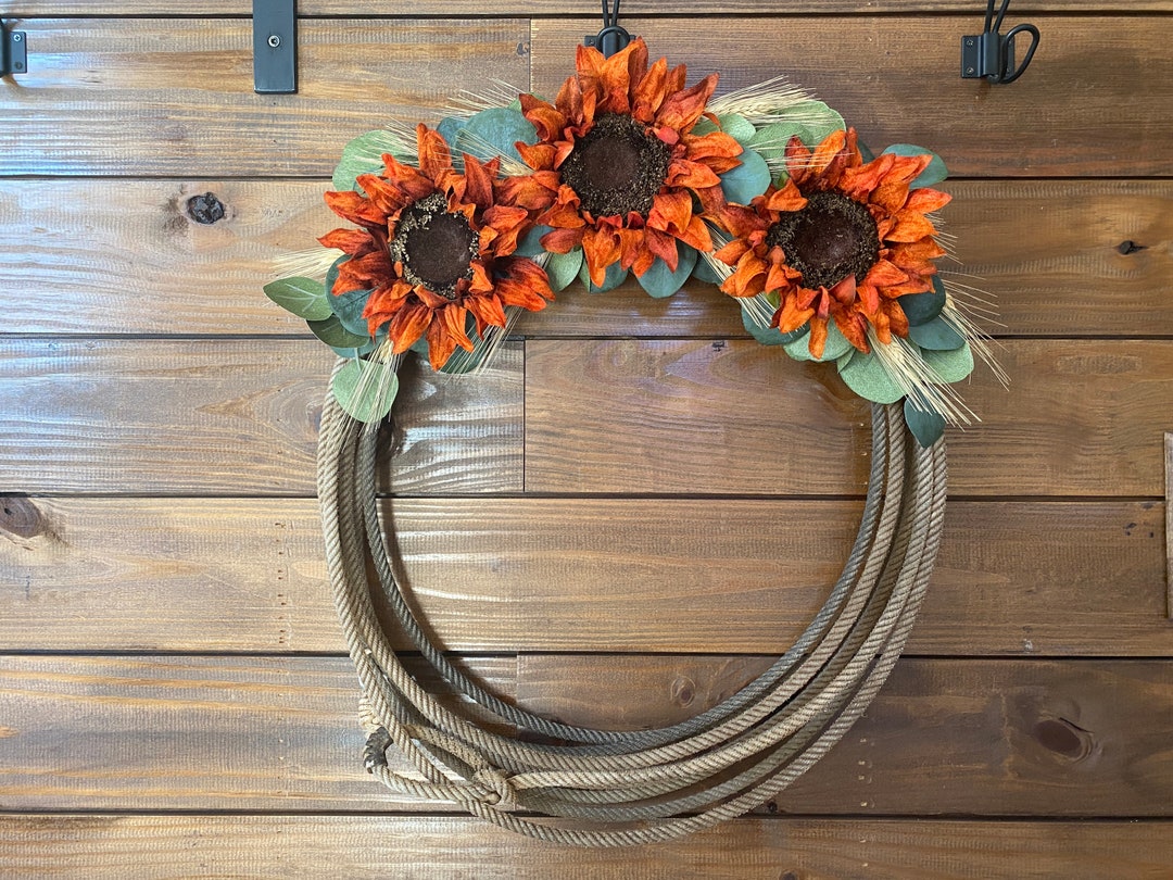 Fall Spin Series **MULTIPLE DESIGNS** Fall Rope Wreath, Fall Decor ...
