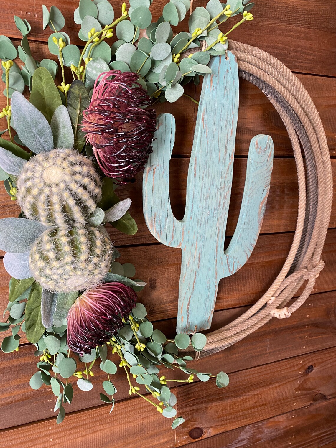Prickle My Fancy 2.0 MULTIPLE DESIGNS Floral Rope Wreath - Etsy