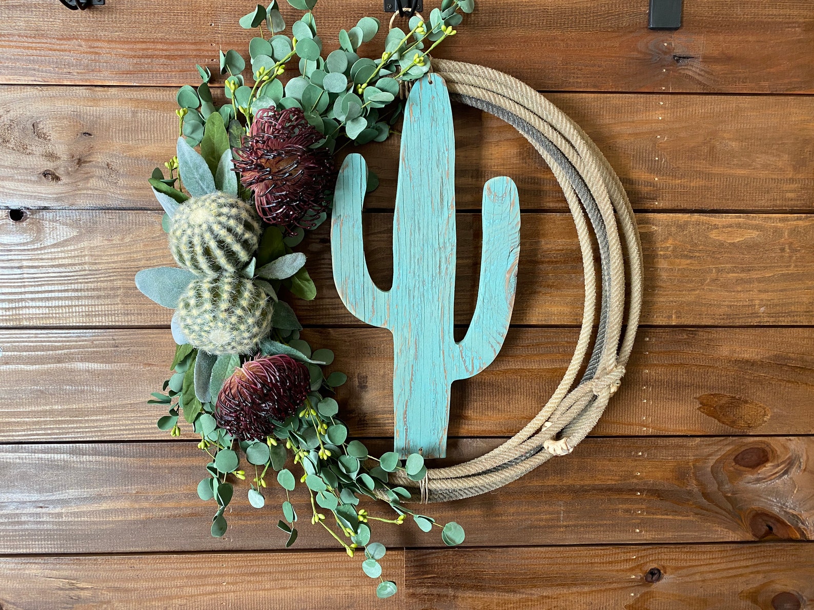 Prickle My Fancy 2.0 MULTIPLE DESIGNS Floral Rope Wreath - Etsy