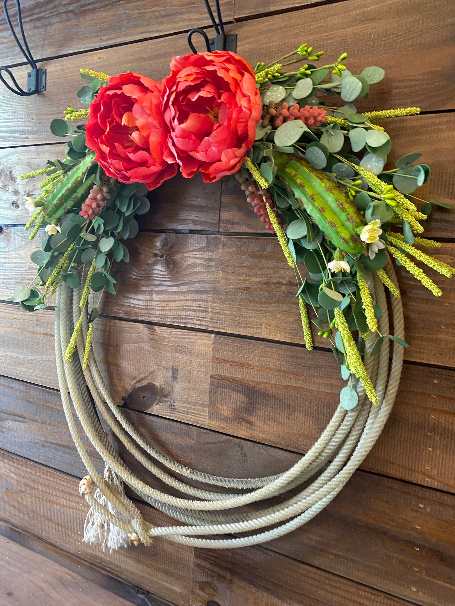 Cactus Makes Perfectmultiple DESIGNS Floral Rope Wreath - Etsy