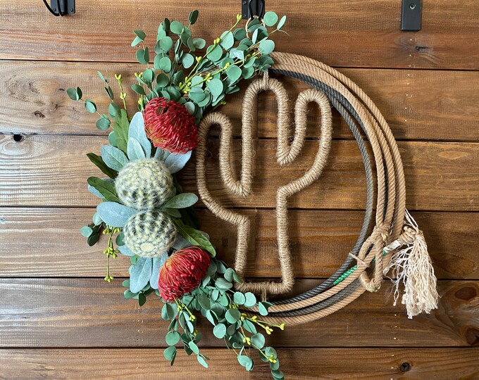 Prickle My Fancy MULTIPLE DESIGNS Floral Rope Wreath - Etsy