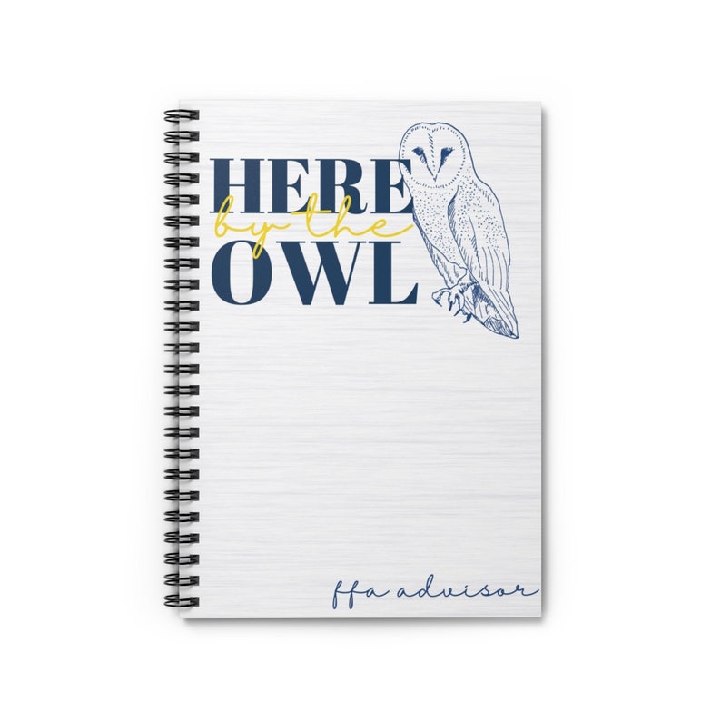 Ag Teacher Notebook- FFA Advisor- Here by the Owl - Etsy