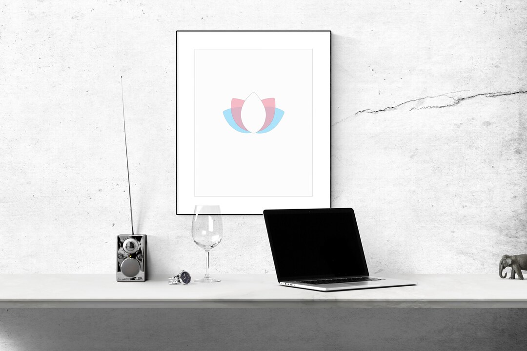 Transgender Flag Lotus, Transgender Pride, Transgender Pride Art ...