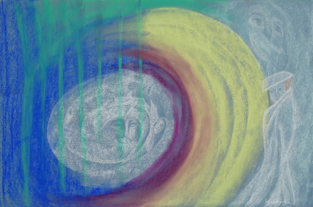 Soul Portrait | Channeled Pastel Drawing | Healing Energy - Etsy