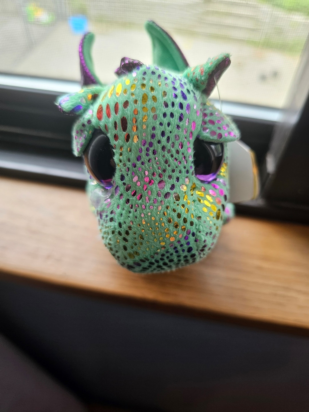 Ty Beanie Boos Cinder the Green Dragon Plush - Etsy