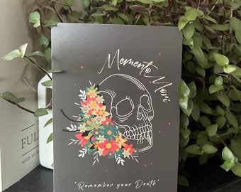 Memento Mori Prayer for a Happy Death 4x6 Gold Foiled Holy Card - Etsy