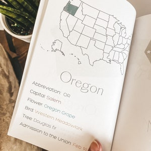 50 States Guide, Booklet of the United States - Etsy