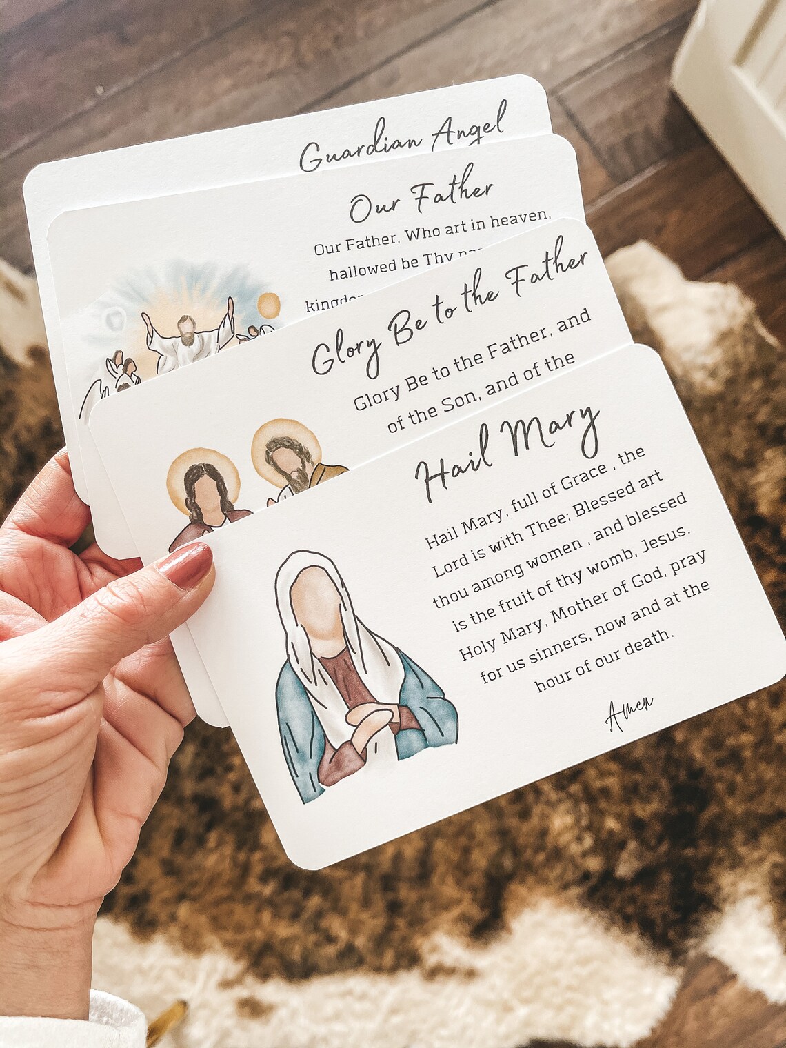 Catholic Prayer Cards First Communion Prayers INSTANT - Etsy