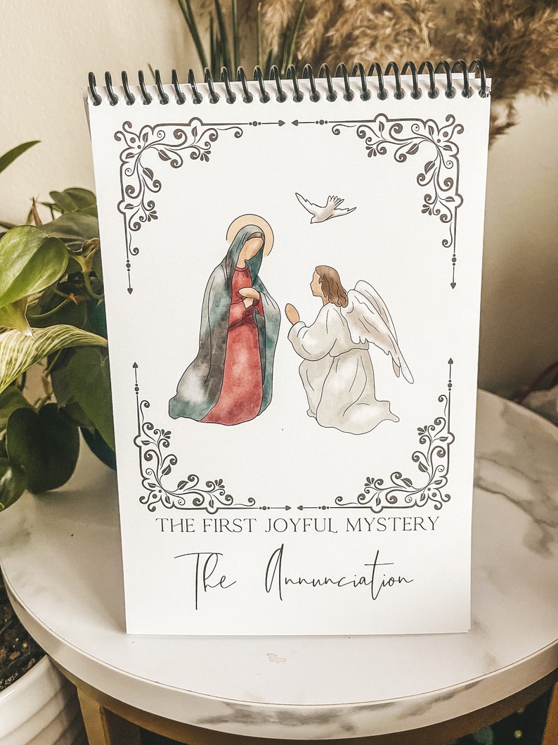 Rosary Flip Book - Scriptural Rosary - Etsy