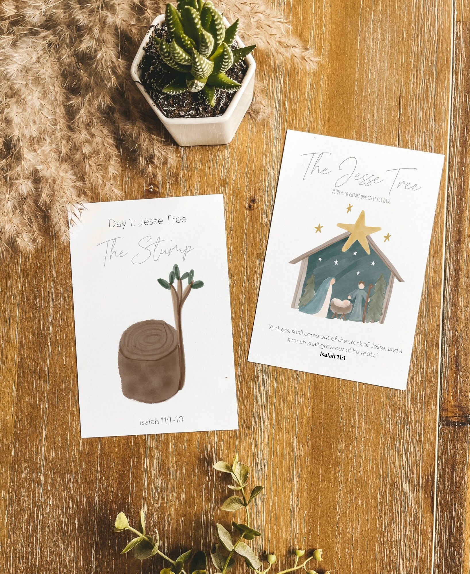 The Jesse Tree Cards , Flashcards, Study Cards INSTANT DOWNLOAD - Etsy ...