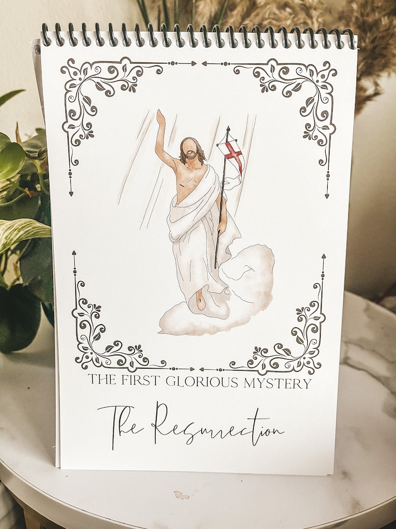 Rosary Flip Book - Scriptural Rosary - Etsy