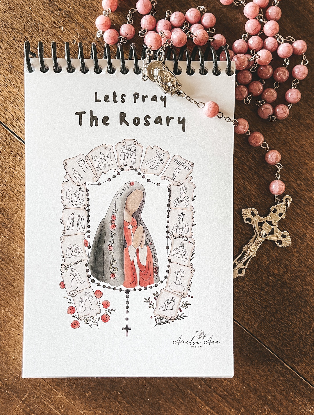 Children’s Rosary Flip Book - Etsy