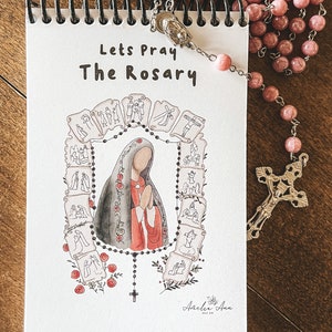 Children’s Rosary Flip Book - Etsy