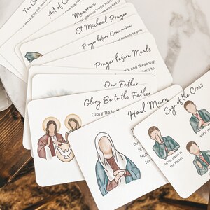 Catholic Prayer Cards, First Communion, Prayers INSTANT DOWNLOAD - Etsy