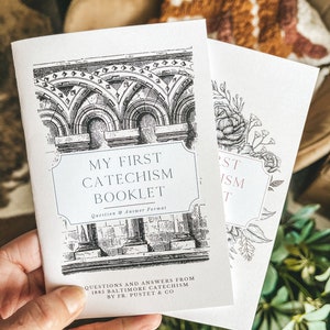 My First Catechism Booklet - Etsy