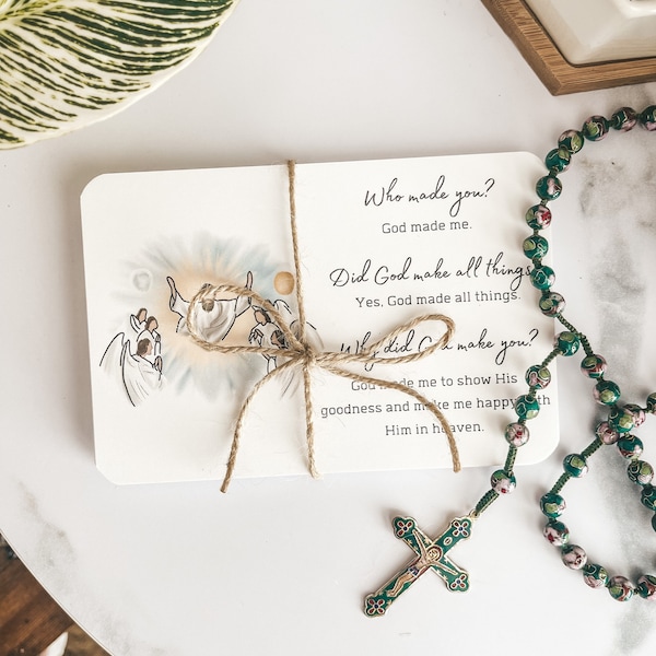 Catechism Card - Etsy
