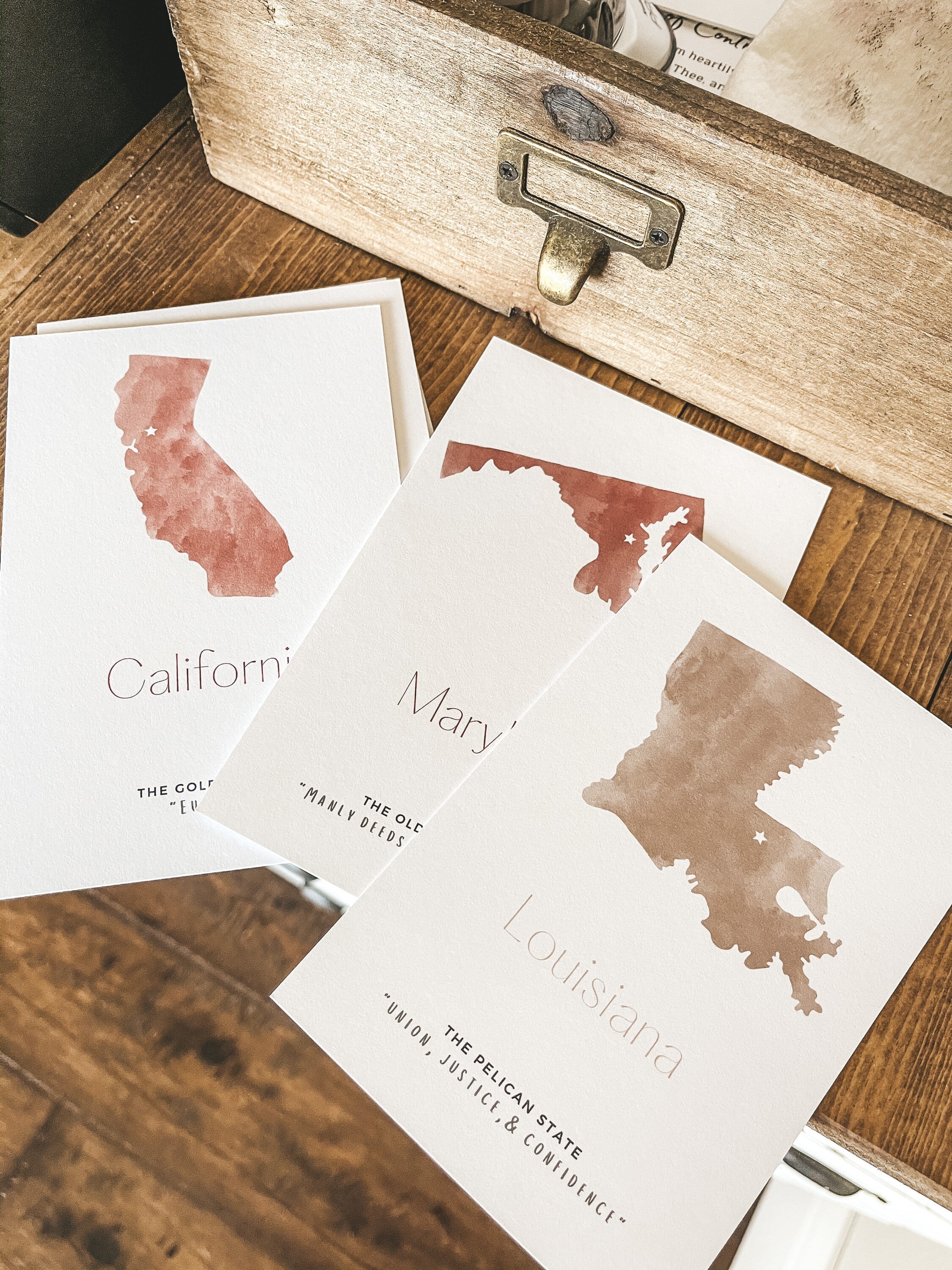 50 States Flash Cards, US Geography, Homeschool Learning - Etsy