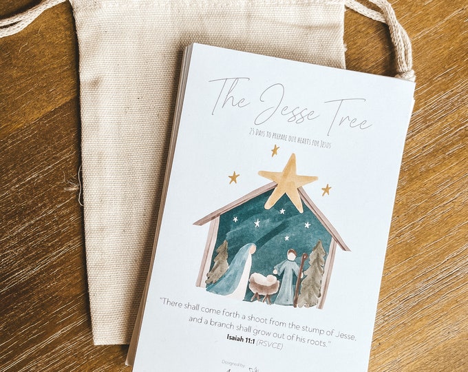 DIY JESSE TREE - Printable Pdf Jesse Tree Coloring Book - Christmas ...