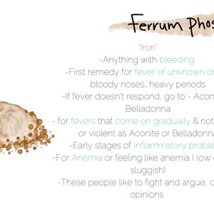 Homeopathy Quick Reference Cards ,downloadable PDF File With the 20 ...