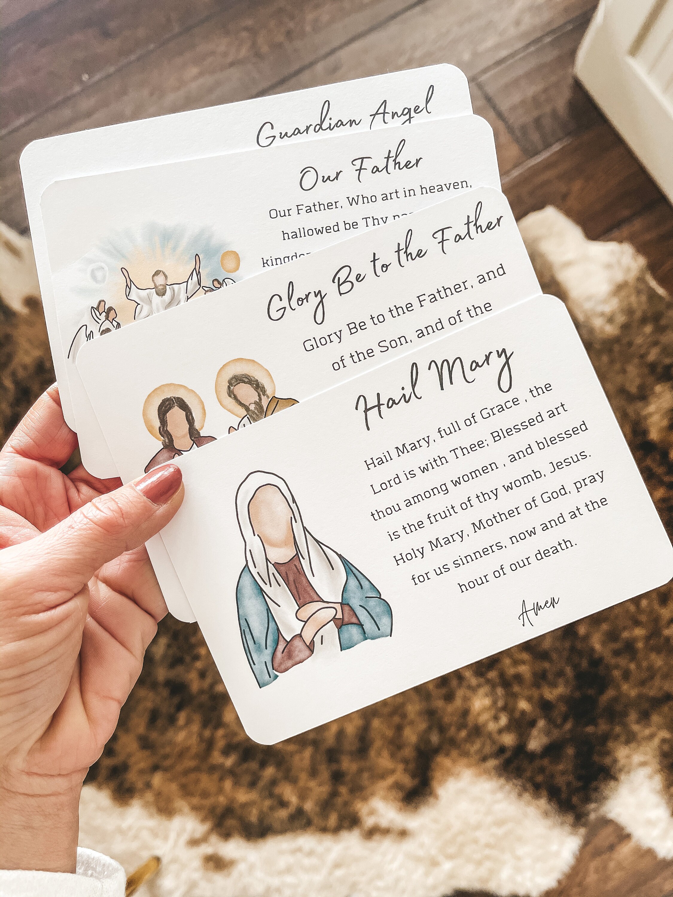 First Communion Bundle Set Latin Mass Catholic Prayer Cards | Etsy